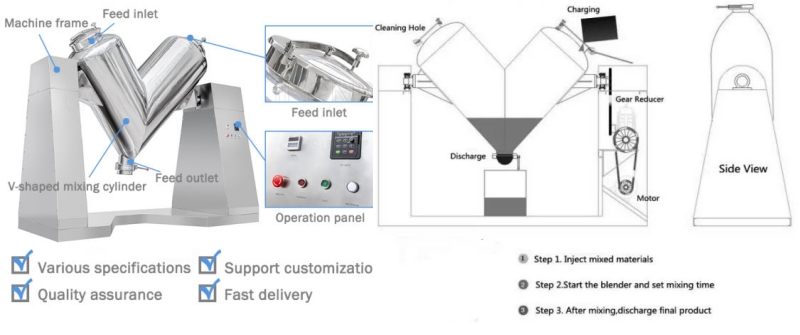 Small Rotary Drum Feed Mixer-Dahan Mixer Machinery Co., Ltd.